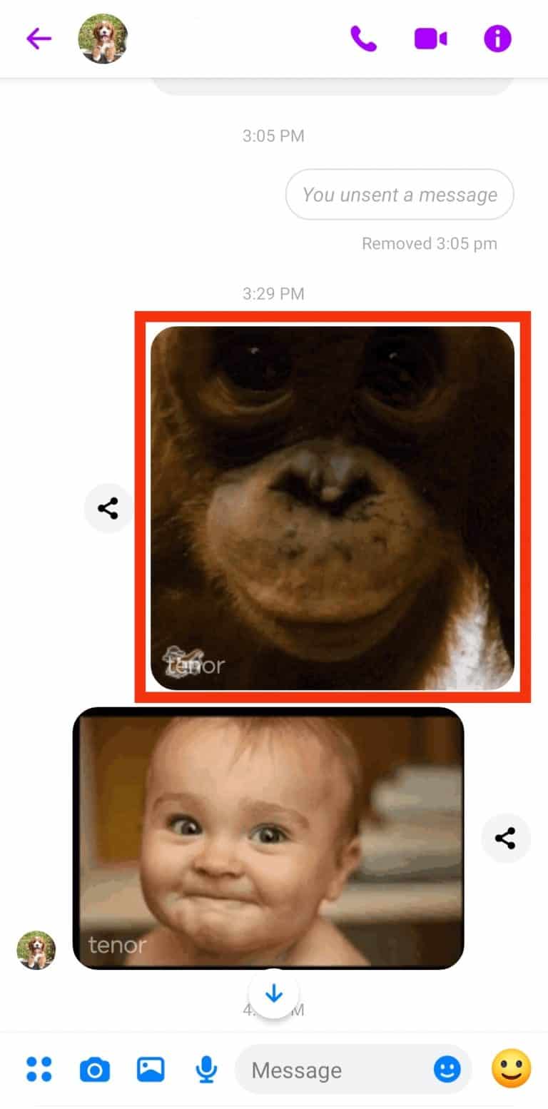 How To Delete a GIF from Messenger? | ITGeared