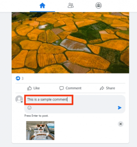 How To Insert a Photo Into a Facebook Comment | ITGeared