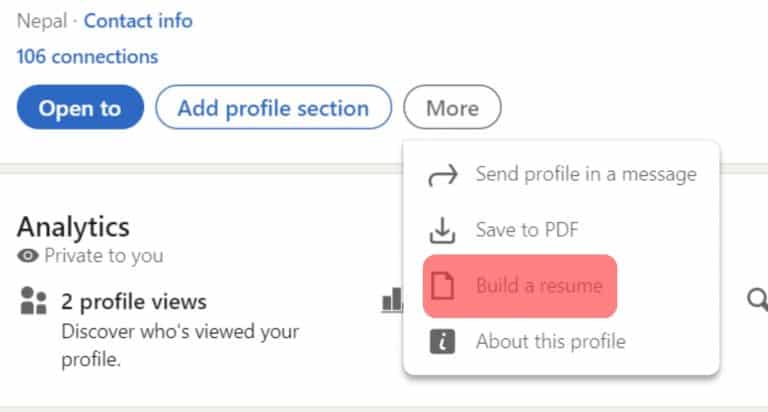 How To Save LinkedIn Profile as PDF | ITGeared