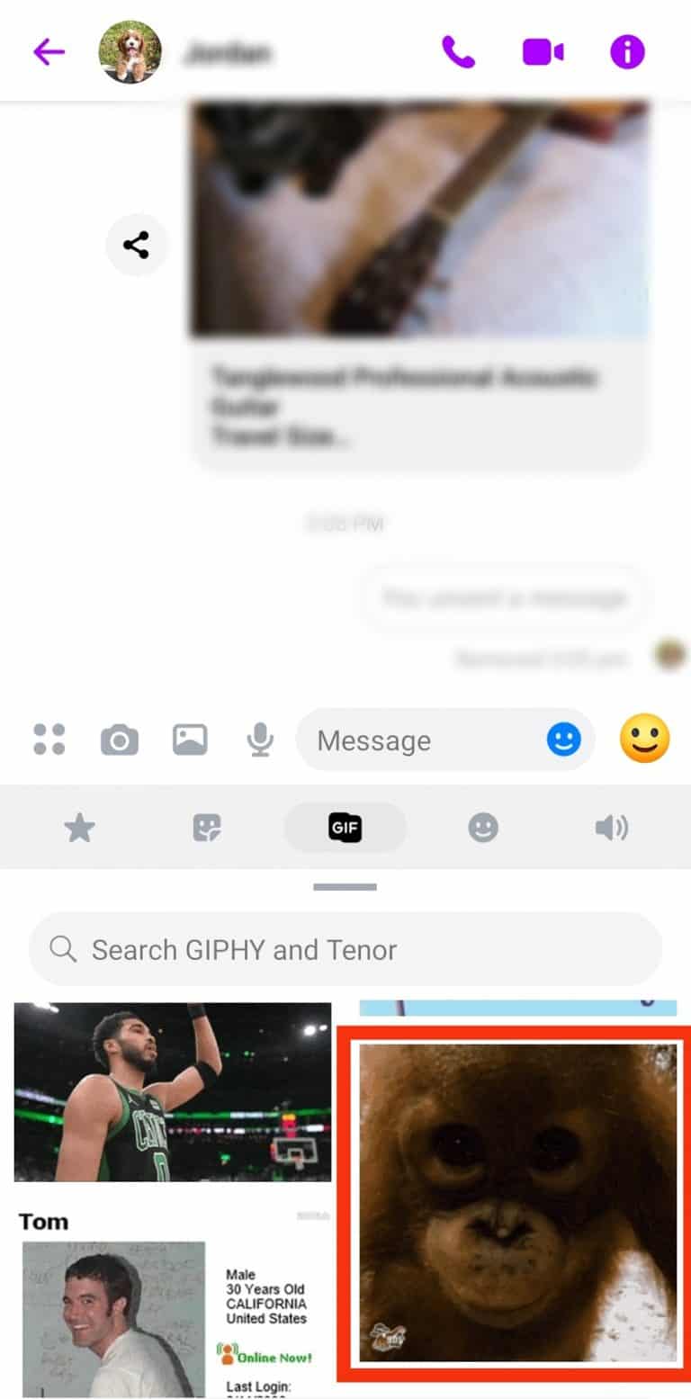 How To Delete a GIF from Messenger? | ITGeared