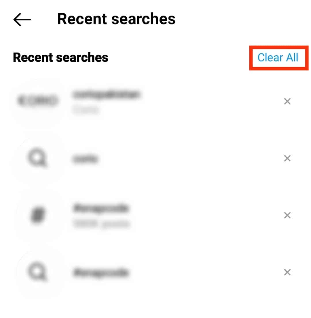 How To Delete Search Suggestions on Instagram | ITGeared