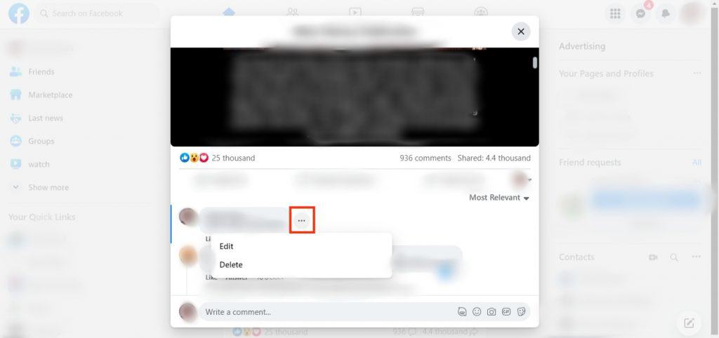 How To Delete Your Comment on Facebook | ITGeared