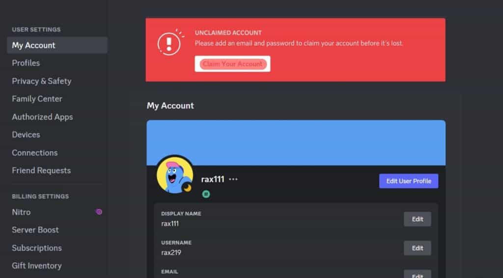 How Long Do Unclaimed Discord Accounts Last? | ITGeared