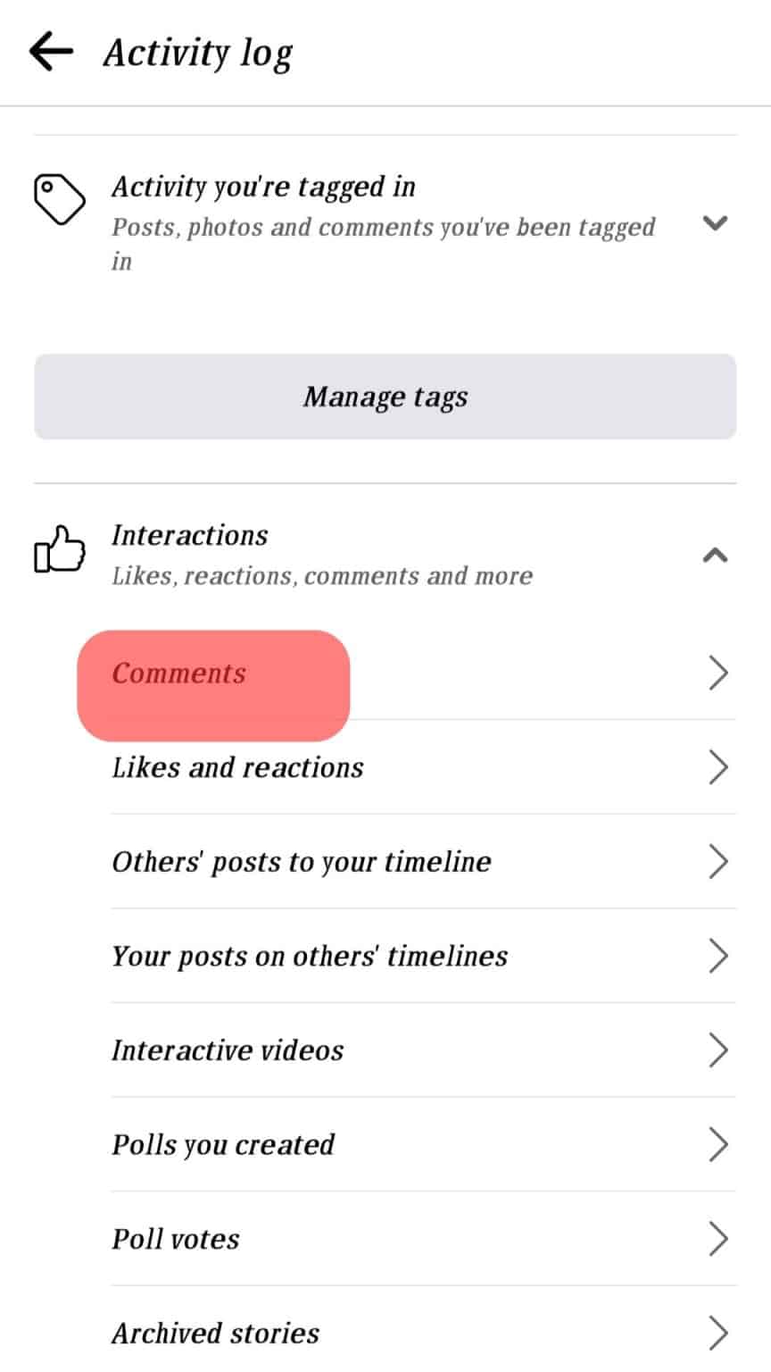 How To See Your Comments on Facebook? | ITGeared