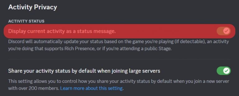 How To Remove Activity Status on Discord | ITGeared