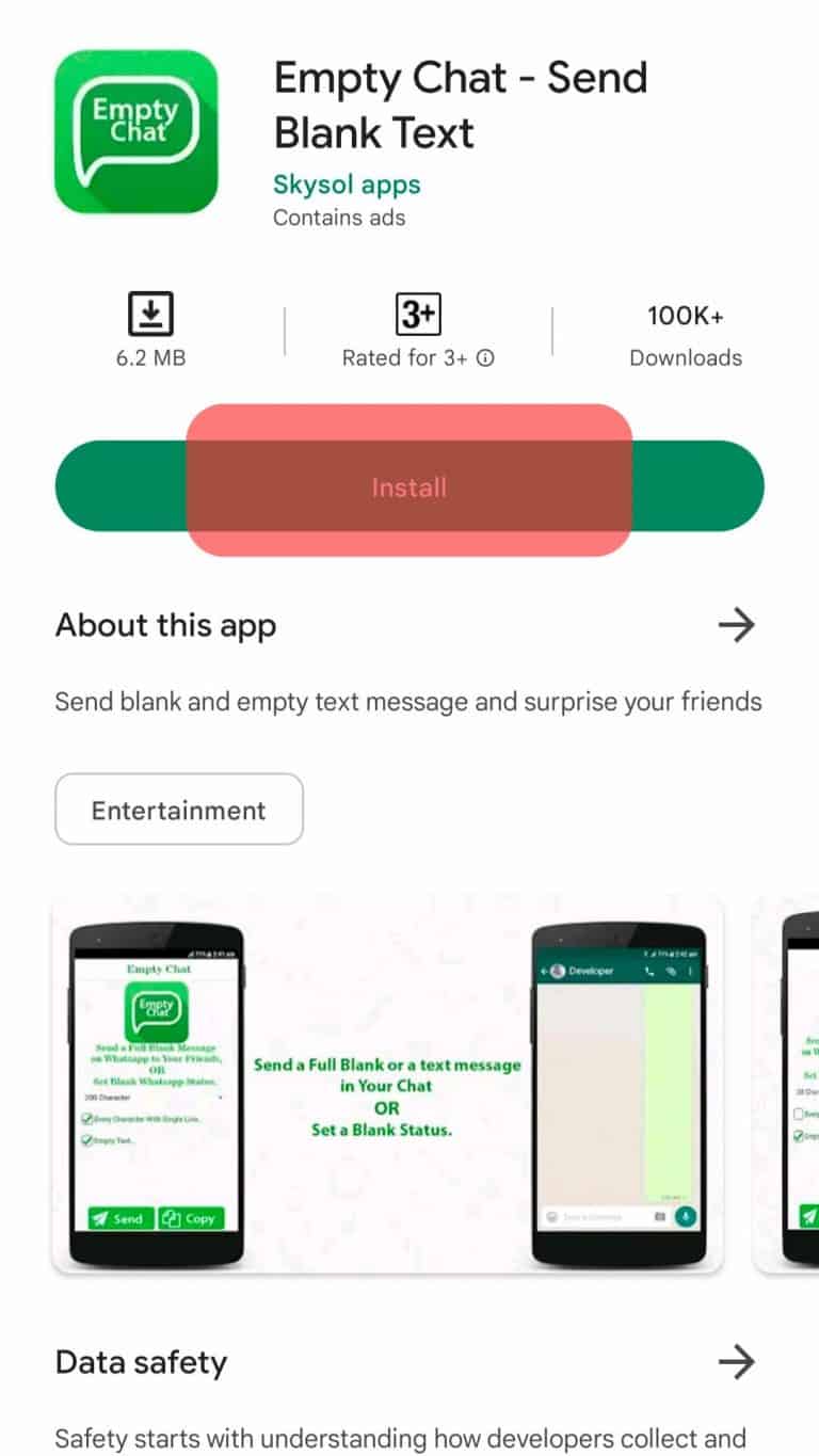 How To Send Blank Messages on WhatsApp | ITGeared