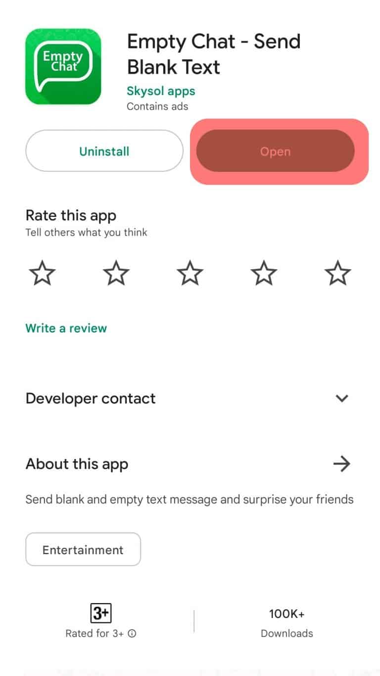 How To Send Blank Messages on WhatsApp | ITGeared