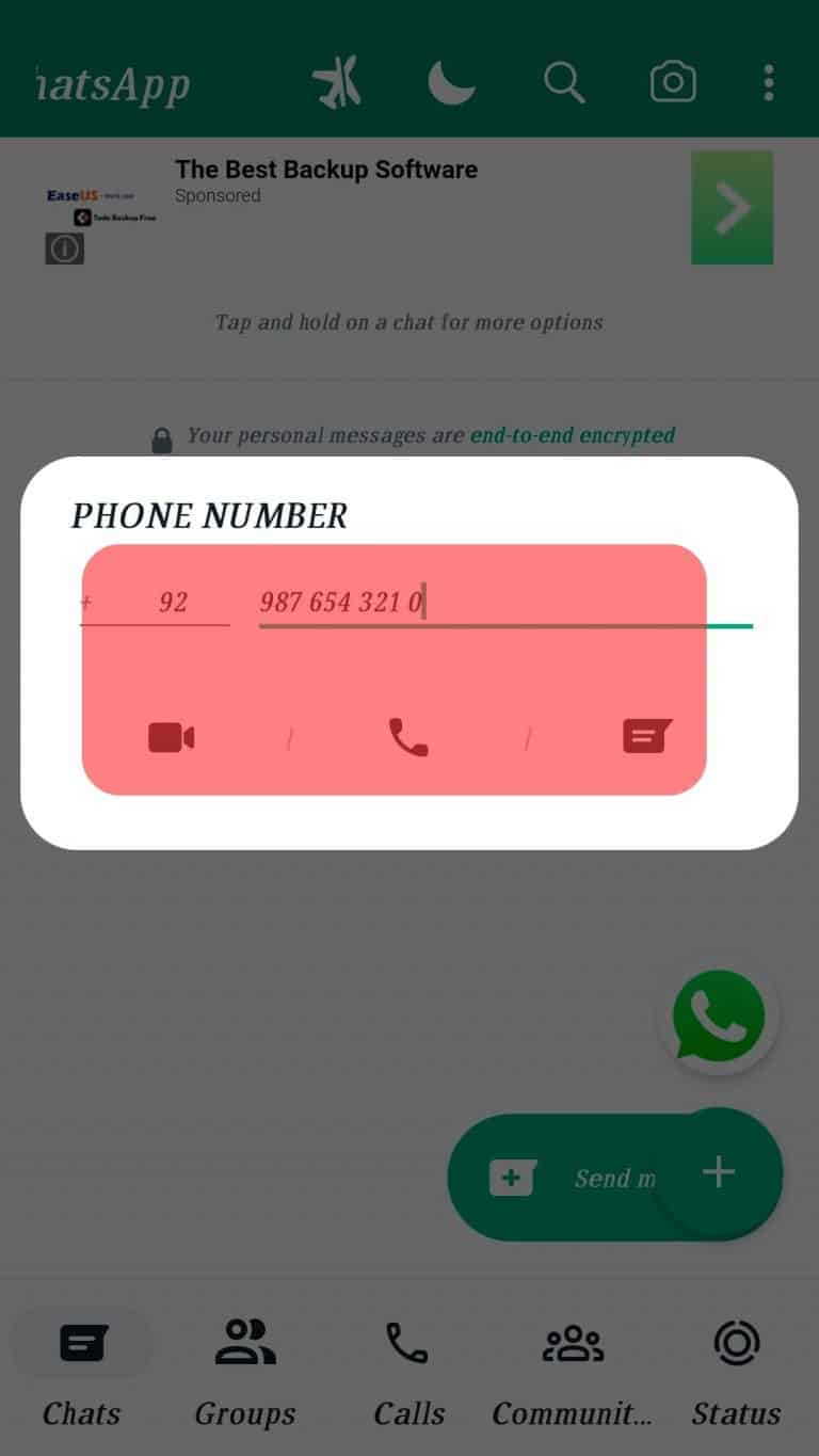 How To Make a Call on WhatsApp Without Contact | ITGeared