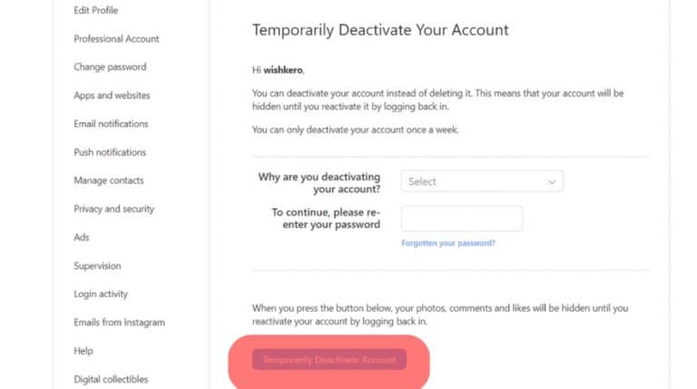 How Long Can I Keep My Instagram Account Deactivated For? | ITGeared