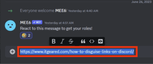 How To Disguise Links on Discord? | ITGeared