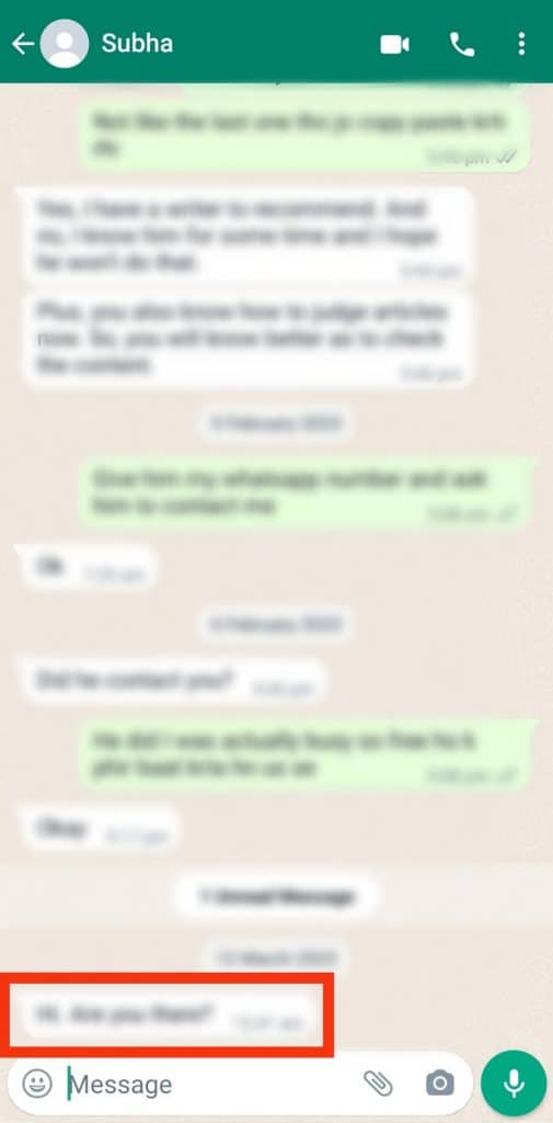 How To Delete a WhatsApp Message Without Opening It? | ITGeared