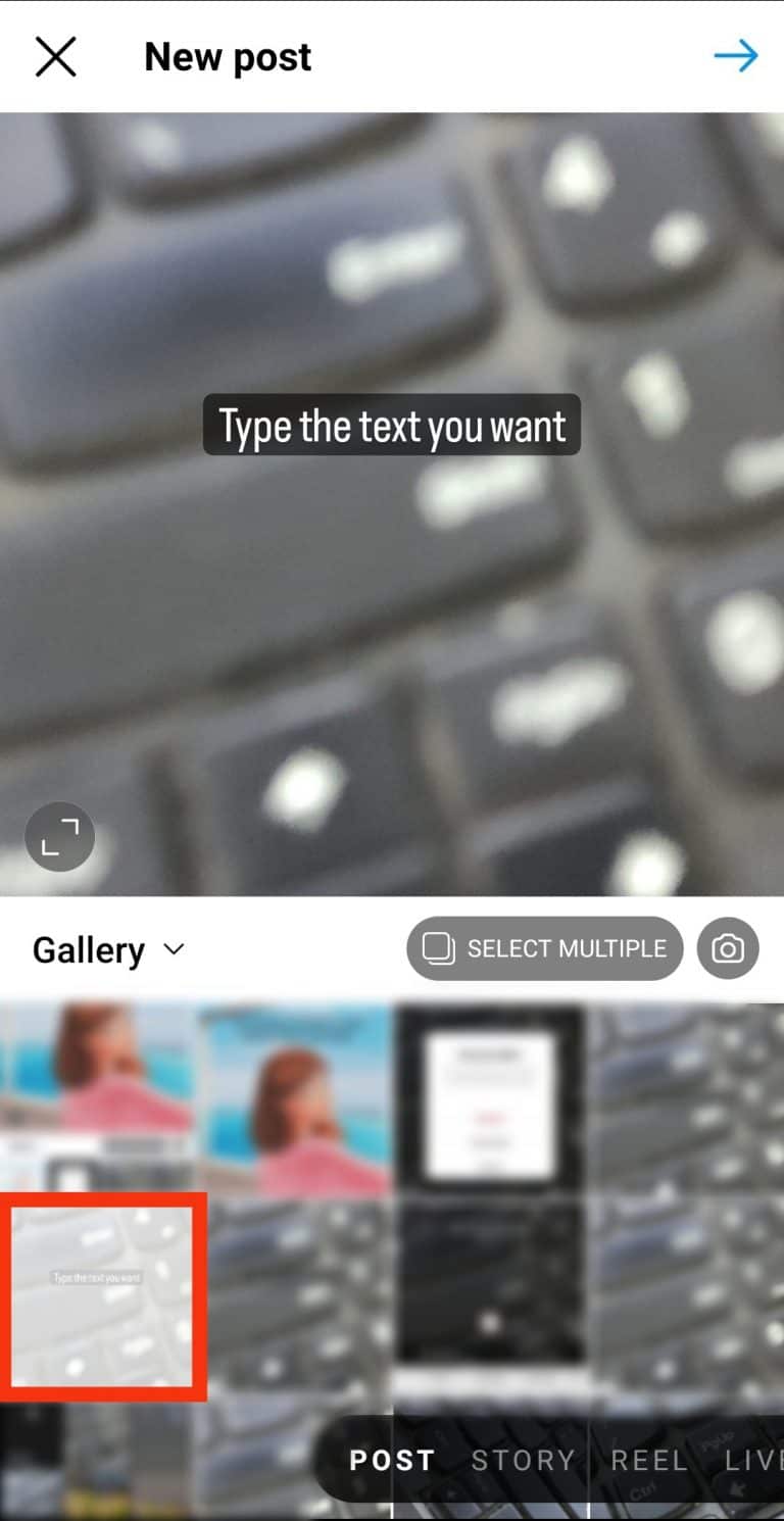 How To Add Text to Instagram Photo | ITGeared