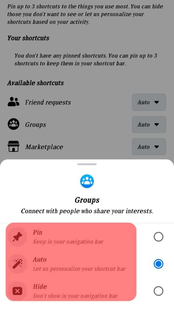How To Add Group Shortcut in Facebook App | ITGeared