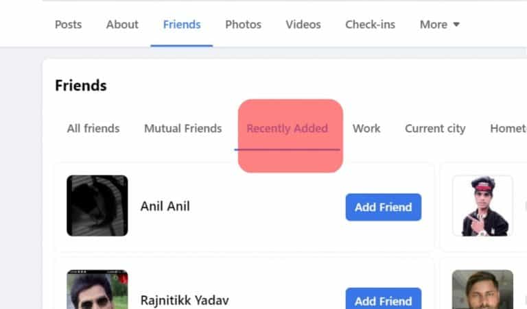 How To See Someone’s New Friends on Facebook | ITGeared