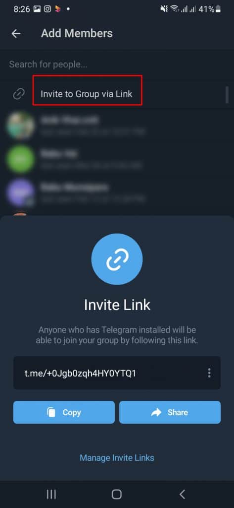How To Join a Telegram Group via QR Code | ITGeared