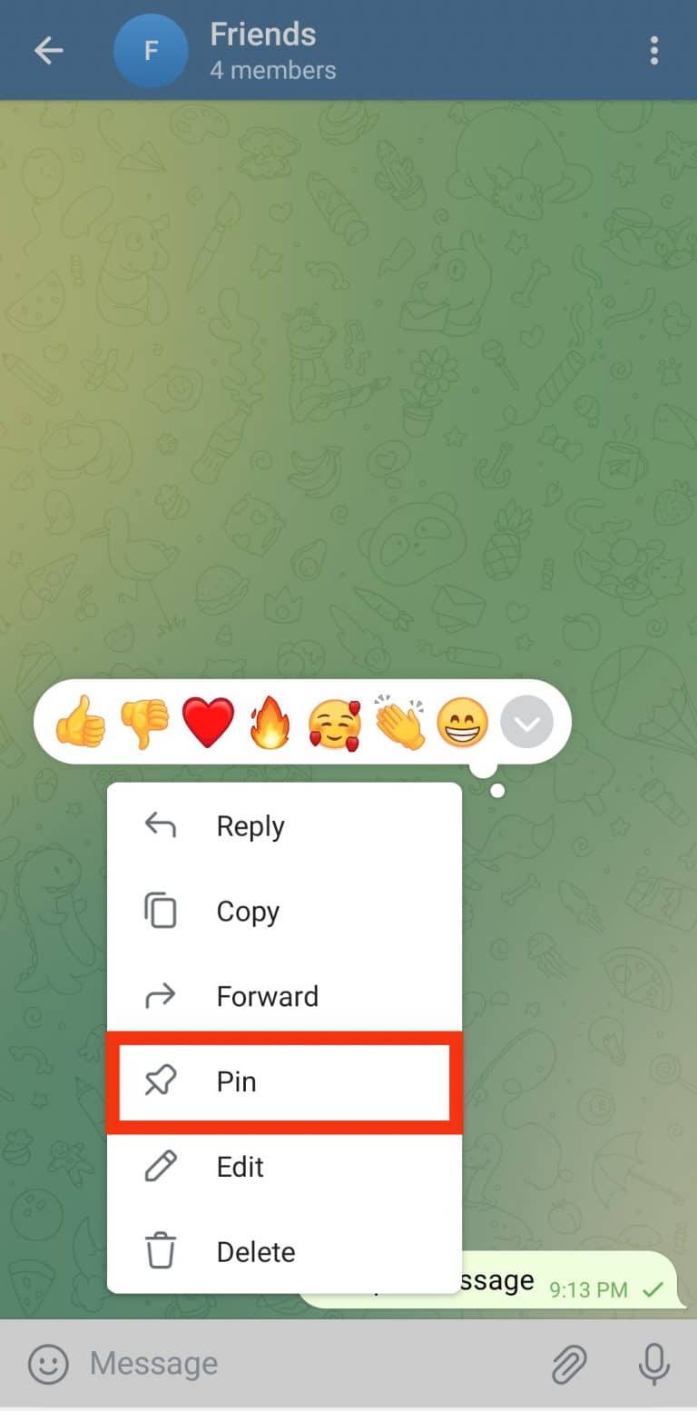 How To See Pinned Messages on Telegram | ITGeared