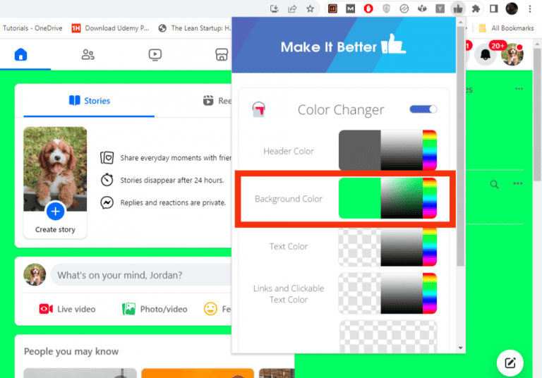How To Change Facebook Background | ITGeared
