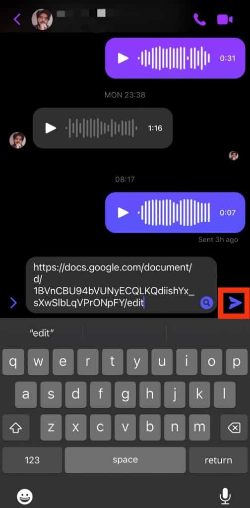 How To Share Google Docs on Facebook Messenger? | ITGeared