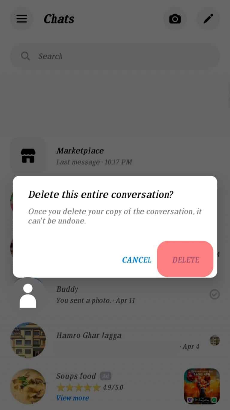 Why Can't I Delete Messages on Messenger? | ITGeared