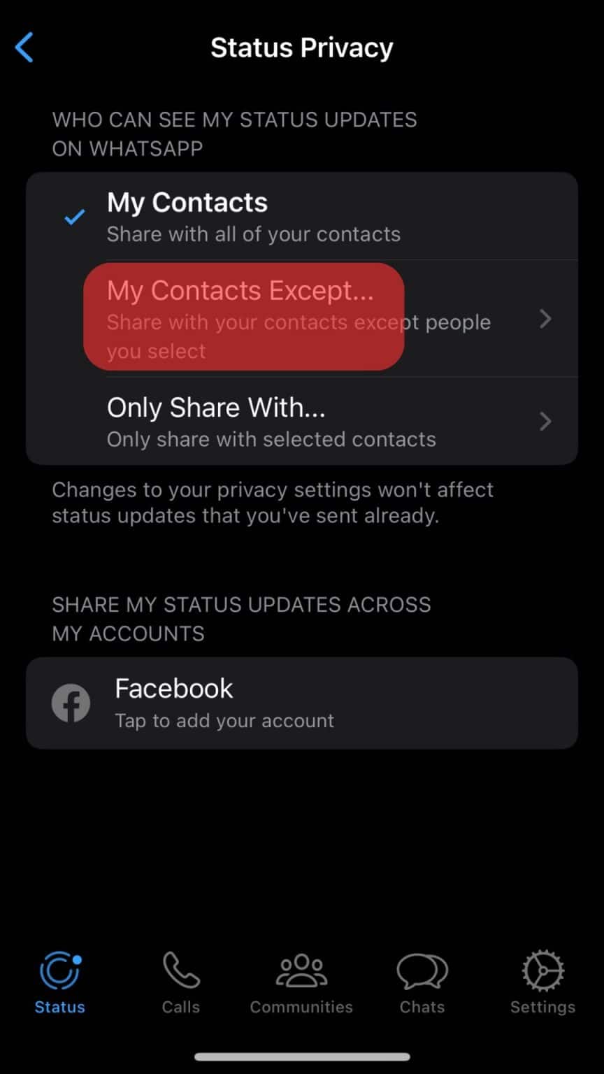 How To Block WhatsApp Status | ITGeared