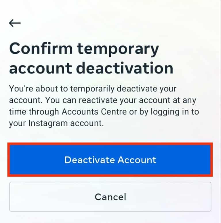 What Does a Deactivated Insta Account Look Like? | ITGeared