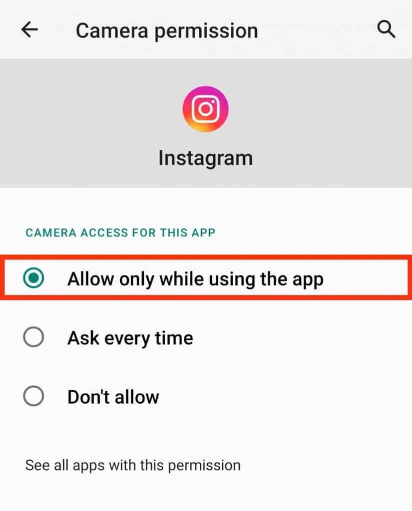 How To Enable Camera Access on Instagram | ITGeared
