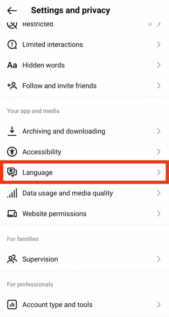 How To Change Language on Instagram? | ITGeared