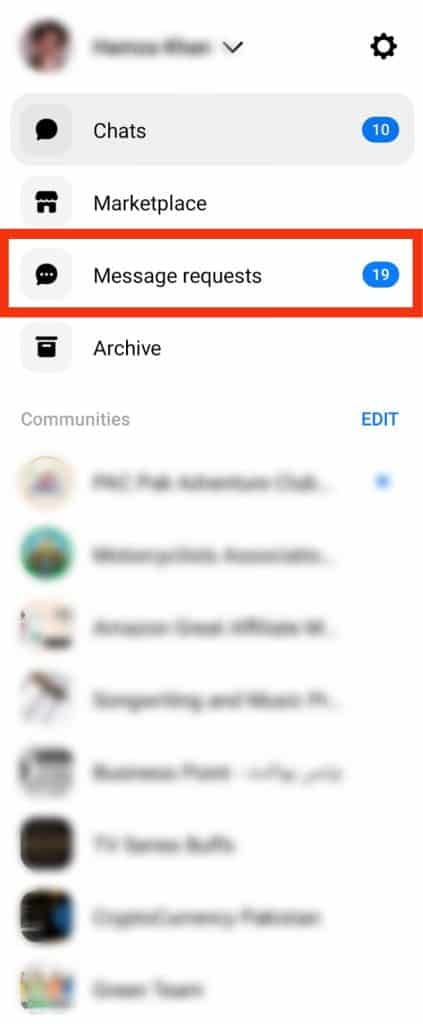 How To Move Message Requests to Inbox Messenger | ITGeared