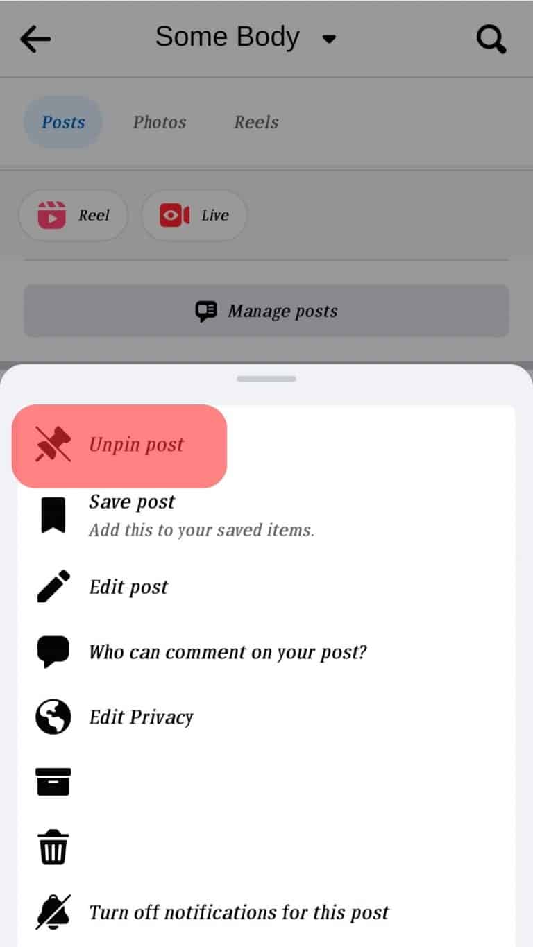 How To Unpin Post on Facebook | ITGeared