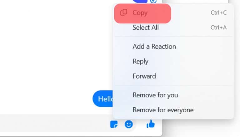 How To Copy and Paste on Messenger | ITGeared