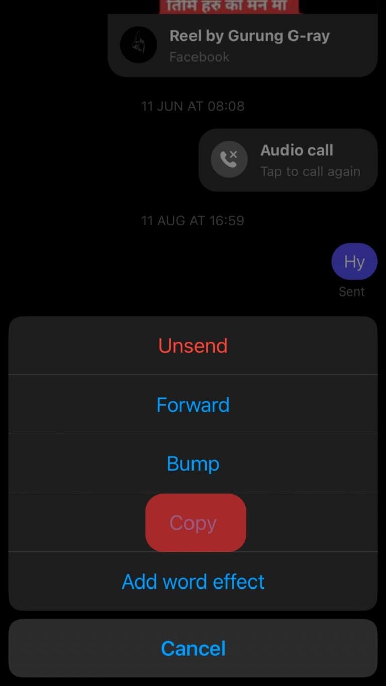 How To Copy Messages From Messenger on iPhone | ITGeared