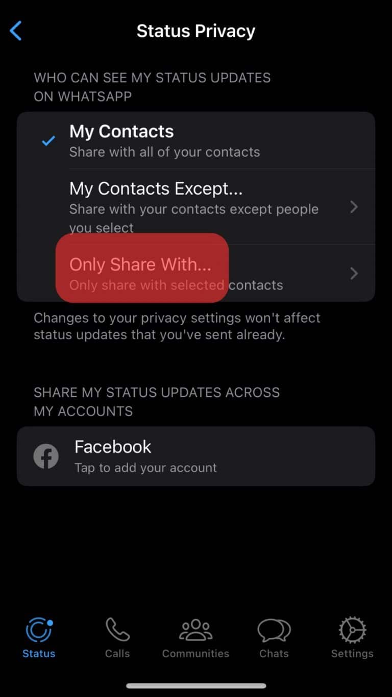 How To Block WhatsApp Status | ITGeared