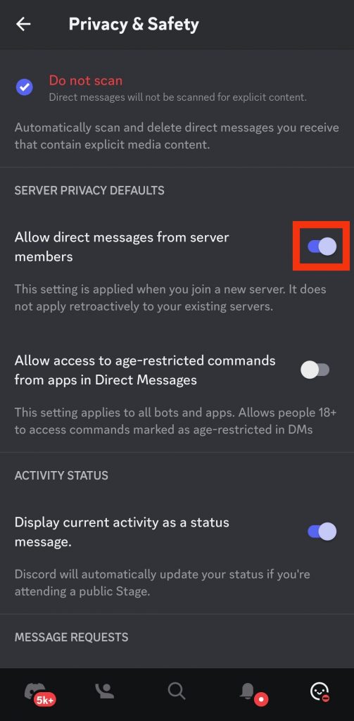 How To Turn Off DMs from Non-Friends on Discord? | ITGeared
