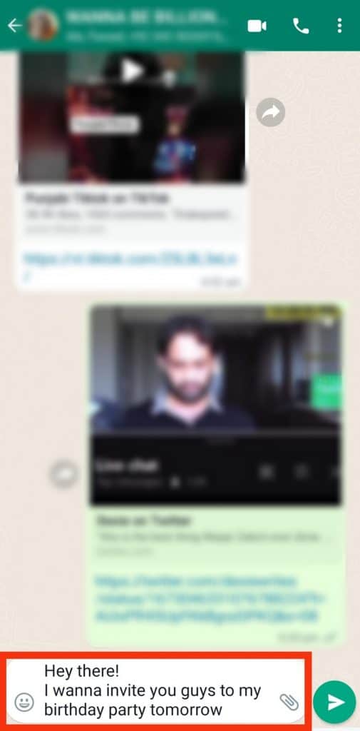 How To Send Birthday Invite on WhatsApp? | ITGeared