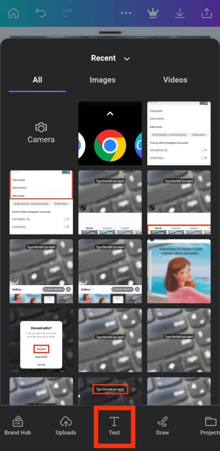 How To Add Text to Instagram Photo | ITGeared