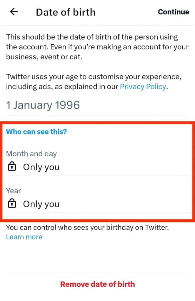 How To Change Your Birthday on Twitter? | ITGeared