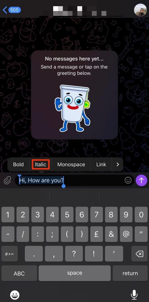 How To Bold Text in Telegram With iPhone? | ITGeared