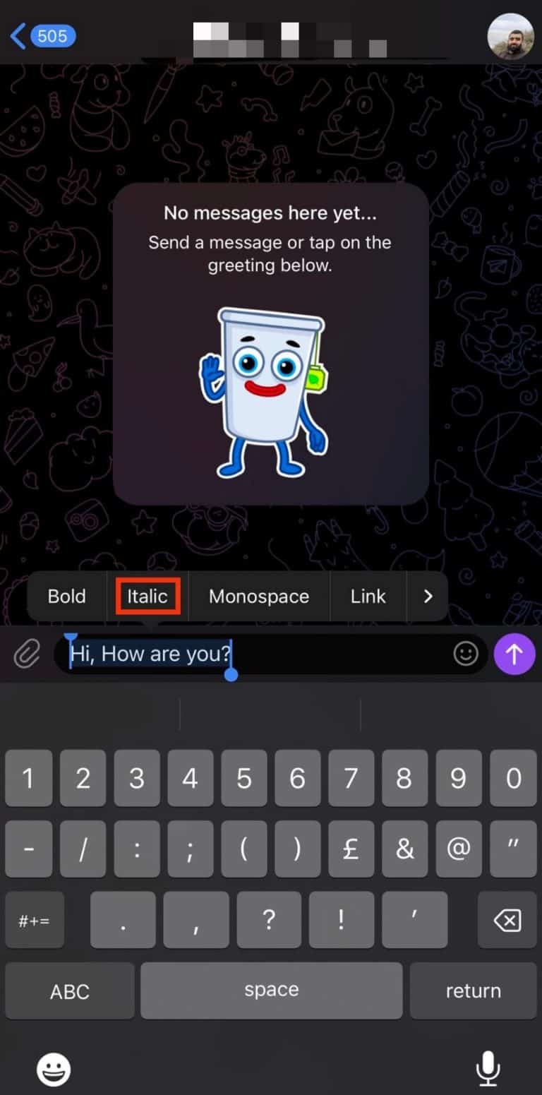 How To Bold Text in Telegram With iPhone? | ITGeared