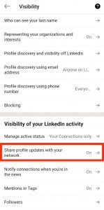 How To Update LinkedIn Profile Without Notifying Contacts | ITGeared