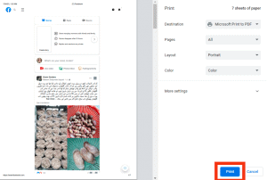 How To Print a Facebook Post | ITGeared