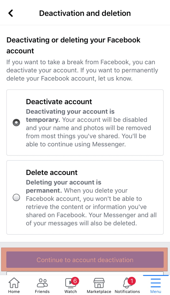 What Happens When You Deactivate Messenger? | ITGeared