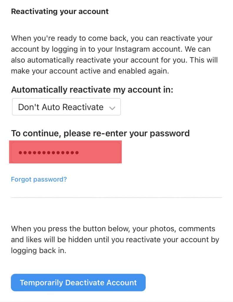 What Does a Deactivated Insta Account Look Like? | ITGeared