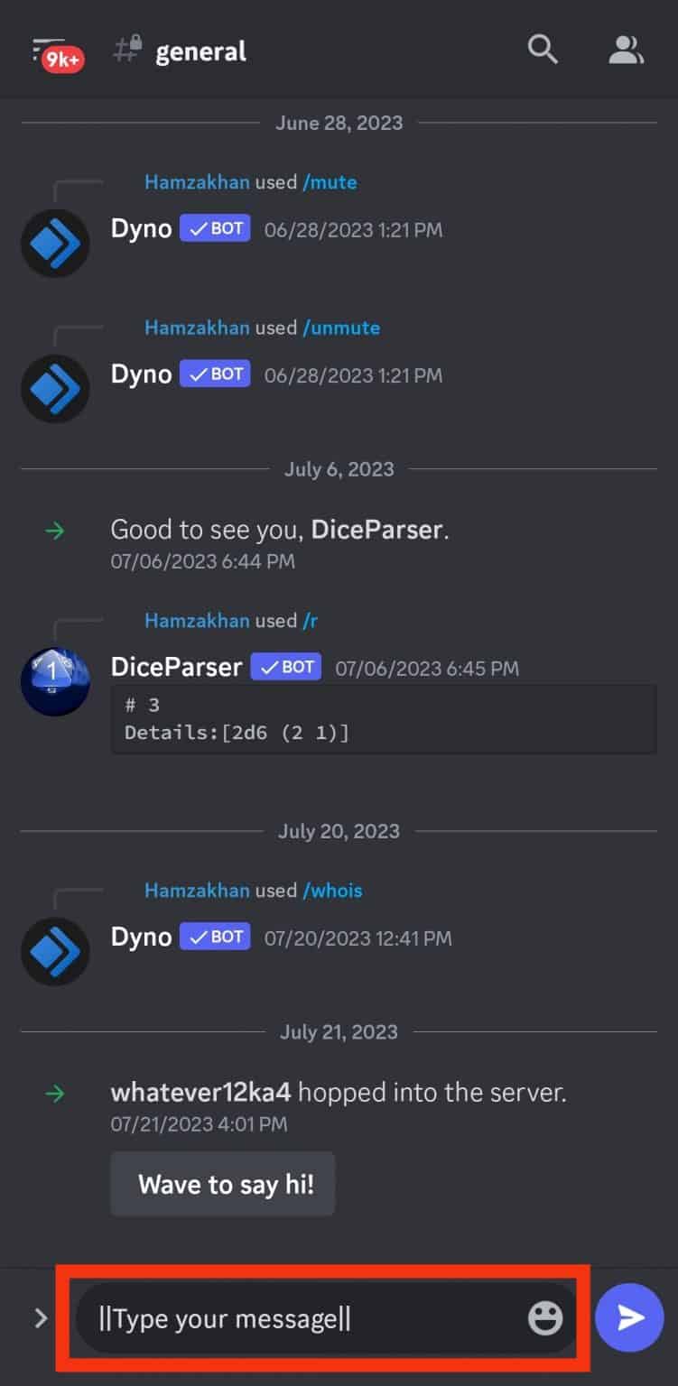How To Make a Black Bar in Discord | ITGeared